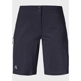 Schöffel Shorts SCHÖFFEL "Shorts Danube L" Gr. 38, Normalgrößen, blau (8820, blau) Damen Hosen