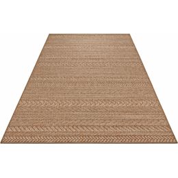 Teppich NORTHRUGS "Granado" Teppiche Gr. B/L: 160 cm x 230 cm, 6 mm, 1 St., beige (beige, braun) Sisal Optik, Robust, Pflegeleicht, Flachgewebe