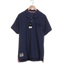 CAMP DAVID Herren Poloshirt, blau, Gr. 56