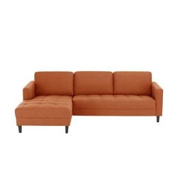 Smart Ecksofa Geradine ¦ orange ¦ Maße (cm): B: 260 H: 85 T: 170