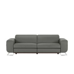 JOOP! Ledersofa 8151 ¦ grau ¦ Maße (cm): B: 238 H: 74 T: 111