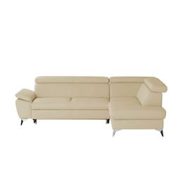 U.N.O uno Ecksofa Apollo ¦ beige ¦ Maße (cm): B: 268 H: 96 T: 210