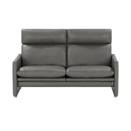 erpo just relax Ledersofa JR 290 Trento ¦ grau ¦ Maße (cm): B: 157 H