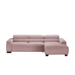 Jette Home Ecksofa Flirt ¦ rosa/pink ¦ Maße (cm): B: 258 H: 84 T: 1