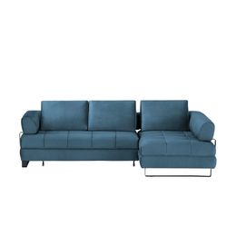 switch Ecksofa Havana ¦ blau ¦ Maße (cm): B: 272 H: 89 T: 173