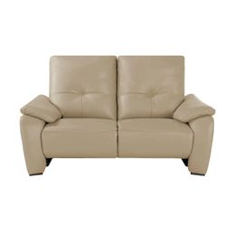 Wohnwert Ledersofa Halina ¦ beige ¦ Maße (cm): B: 169 H: 98 T: 98