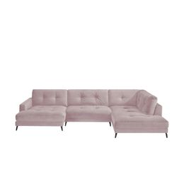 Jette Home Wohnlandschaft aus Samt Jette Return ¦ rosa/pink ¦ Maße (c