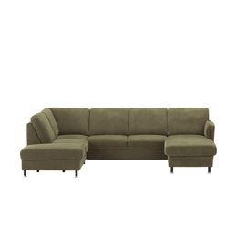 meinSofa Wohnlandschaft Veit ¦ grün ¦ Maße (cm): B: 305 H: 90 T: 200