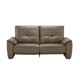 Wohnwert Sofa aus Echtleder Halina ¦ braun ¦ Maße (cm): B: 205 H: 98