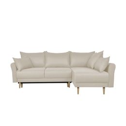 Smart Ecksofa Elise ¦ beige ¦ Maße (cm): B: 227 H: 88 T: 170