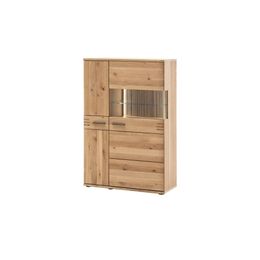 Woodford Highboard Monta ¦ holzfarben ¦ Maße (cm): B: 90 H: 136 T: 3