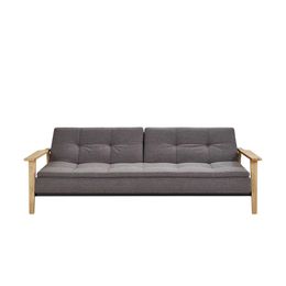 Höffner Design-Schlafsofa Stratos ¦ grau ¦ Maße (cm): B: 232 H: 79 T: 115