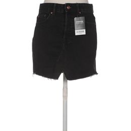 Bershka Damen Rock, schwarz, Gr. 34