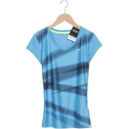 Nike Damen T-Shirt, blau, Gr. 36