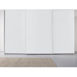 Schwebetürenschrank Rauch "Kleiderschrank Schrank Garderobe TOPSELLER OTELI inkl. Inneneinteilung" Schränke Gr. B/H/T: 360 cm x 229 cm x 62 cm, weiß mit 3 Innenschubladen sowie zusätzlichen Einlegeböden MADE IN GERMANY