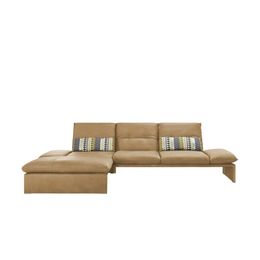 Koinor Leder-Ecksofa Humfrey ¦ braun ¦ Maße (cm): B: 314 H: 93 T: 159