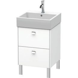 Duravit Brioso Waschtischunterbau stehend 48,4 x 45,9 cm, 2 Auszüge, inkl. Siphonausschnitt und Schürze, für Waschtisch Vero Air 235050