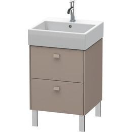 Duravit Brioso Waschtischunterbau stehend 48,4 x 45,9 cm, 2 Auszüge, inkl. Siphonausschnitt und Schürze, für Waschtisch Vero Air 235050