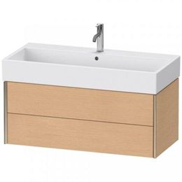 Duravit XViu 4337 Waschtischunterbau wandhängend, 2 Schubkästen, für Waschtisch Vero Air 235010, 984x454 mm