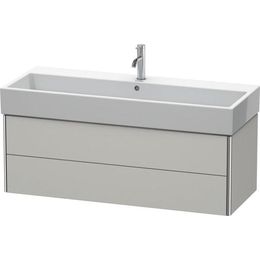 Duravit XSquare Waschtischunterbau wandhängend 118,4x 46,0 cm, 2 Schubkästen, für Waschtisch Vero Air 235012