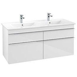 Villeroy & Boch Villeroy & Boch Venticello Unterschrank A93001DH XXL, 125,3x59x50,2cm, Griff Chrom, Glossy White