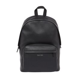 Cityrucksack Calvin Klein "CK MUST ROUND BP" schwarz (ck black pebble) Rucksäcke