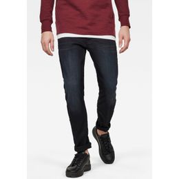 G-Star Raw Slim-fit-Jeans G-STAR "3301 Slim" Gr. 31, Länge 30, blau (dark aged) Herren Jeans mit toller Waschung und Elasthan