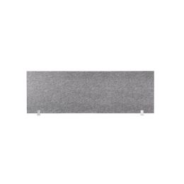 Schreibtisch-Set desktopz Standfuss Farbe: grau, Gr&ouml;&szlig;e: 150x50x1cm