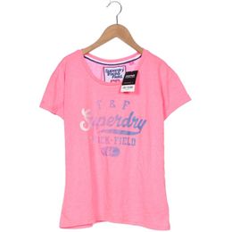 Superdry Damen T-Shirt, pink, Gr. 40