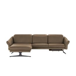 himolla Ecksofa aus Echtleder 1059 ¦ braun ¦ Maße (cm): B: 284 H: 83