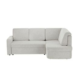 Höffner Ecksofa mit Schlaffunktion Tabitha ¦ grau ¦ Maße (cm): B: 232 H: 91