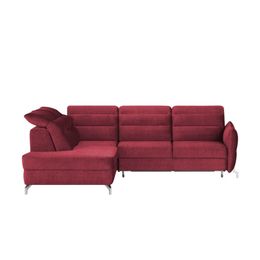 switch Ecksofa Montale ¦ rot ¦ Maße (cm): B: 261 H: 108 T: 229