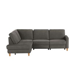 Max Schelling Ecksofa Maximum Plus ¦ grau ¦ Maße (cm): B: 257 H: 89