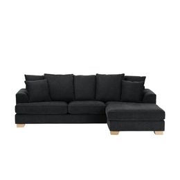 Soho Ecksofa Franka ¦ schwarz ¦ Maße (cm): B: 268 H: 87 T: 161