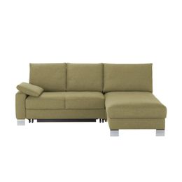 Höffner Ecksofa Fürth ¦ grün ¦ Maße (cm): B: 218 H: 90 T: 180