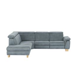 Mein Sofa bold Ecksofa Beata ¦ blau ¦ Maße (cm): B: 270 H: 80 T: 233