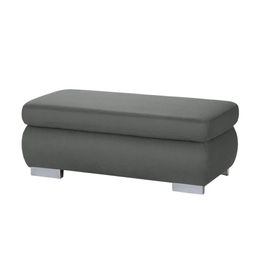 Lounge Collection XXL-Hocker Kathrin ¦ grau ¦ Maße (cm): B: 129 H: 4