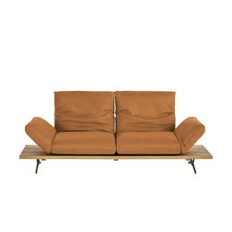 Koinor Ledersofa Marilyn ¦ gelb ¦ Maße (cm): B: 232 H: 96 T: 90