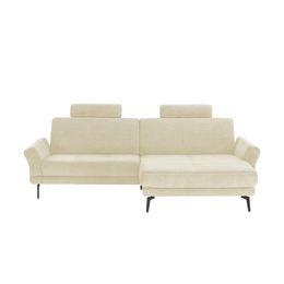 meinSofa Ecksofa Mike ¦ beige ¦ Maße (cm): B: 251 H: 86 T: 216