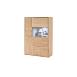 Woodford Highboard Dias ¦ holzfarben ¦ Maße (cm): B: 94 H: 140 T: 39