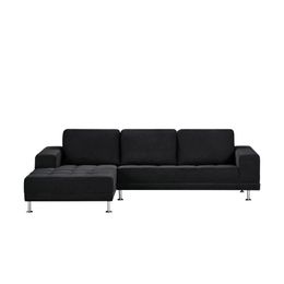 Smart Ecksofa Garda ¦ schwarz ¦ Maße (cm): B: 280 H: 81 T: 166