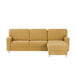 Smart Ecksofa Valencia ¦ gelb ¦ Maße (cm): B: 267 H: 90 T: 173