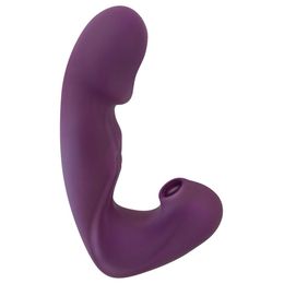 Javida Vibrator „4 Function“ mit Klopf-Funktion und Klitoris-Sauger