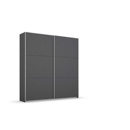 rauch Kleiderschrank Schwebetürenschrank Aurelio grau metallic 175 cm Breit