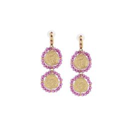 SOHI Ohrringe 'Kailyn' Damen Größe Onesize gold / pink