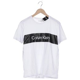 Calvin Klein Herren T-Shirt, weiß, Gr. 48