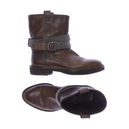 Brunello Cucinelli Damen Stiefelette, braun, Gr. 36