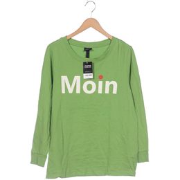 Ulla Popken Damen Sweatshirt, grün, Gr. 42