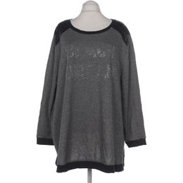 Ulla Popken Damen Sweatshirt, grau, Gr. 62