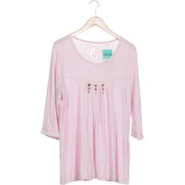 Ulla Popken Damen Langarmshirt, pink, Gr. 42